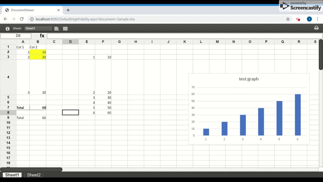Excel Document Viewer- View xls, xlsx files natively in viewer without any installs