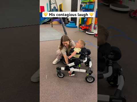 💛 THE MOST CONTAGIOUS LAUGH 💛 #occupationaltherapy #physicaltherapy #abilityinnovations