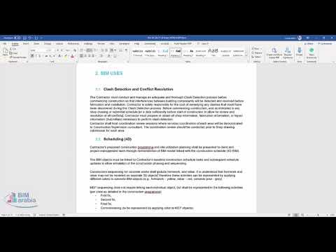BIM Scope of Work – Phoenix