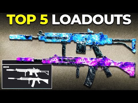 TOP 5 *META* ASSAULT RIFLE LOADOUTS in WARZONE SEASON 4! 👑 (Warzone Best Class Setups) - BO6