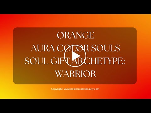 Orange Aura Color Souls