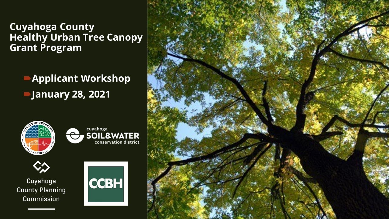 Cuyahoga County Healthy Urban Tree Canopy Grant Workshop