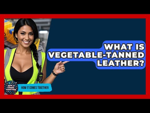 What Is Vegetable-Tanned Leather? - How It Comes Together