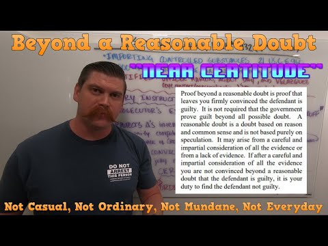 Beyond a reasonable doubt means "near certitude" of guilt. Prosecutorial misconduct!
