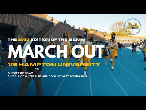 NCAT - Marching Out of Hampton University 2023