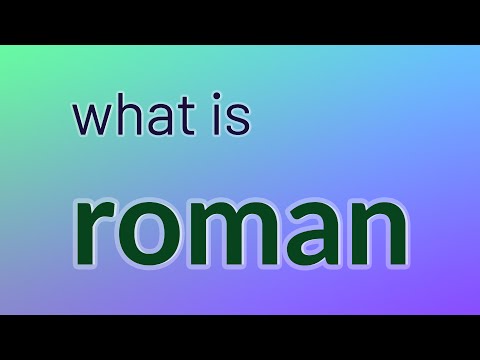 Roman - 51 English Vocabulary Flashcards