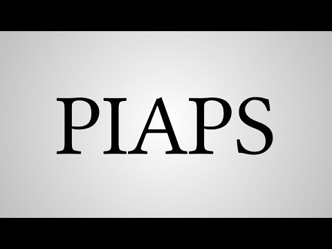 What Does "PIAPS" Stand For?