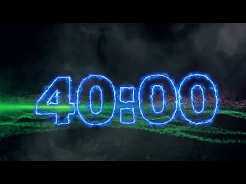 40 Minute Blue Electric Countdown Timer (Online Stopwatch)