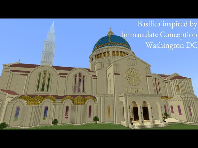 Basilica / Cathedral in Byzantine and Romanesque style Minecraft Map