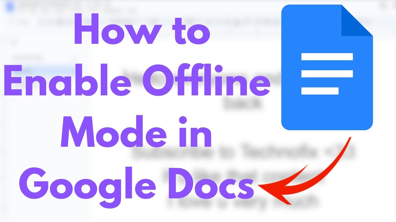 📴 How to Use Google Docs in Offline Mode | Easy Guide! 💻✅