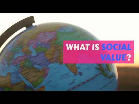 What is social value?