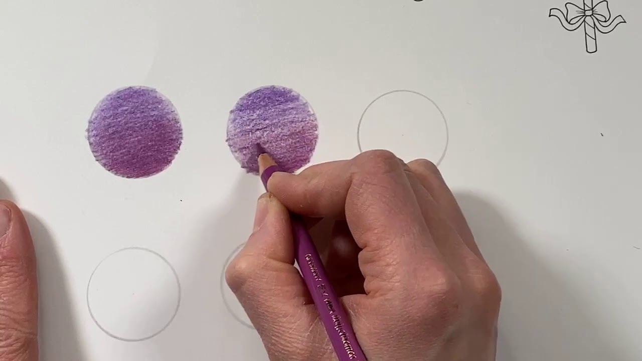 LIVE TUTORIAL : Blending Colouring Pencils
