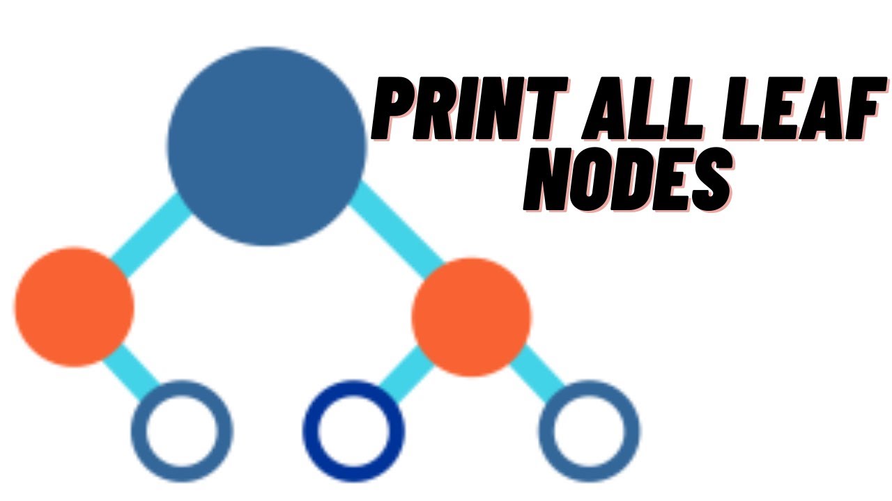 Print Leaf Nodes of Binary Tree | Tree Data Structure | Recursive Approach