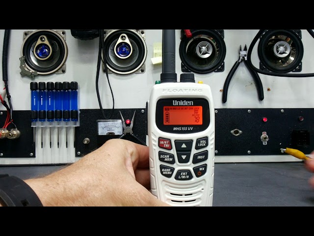Uniden MHS155UV VHF UHF CB 2-Way Land & Marine Handheld Radio