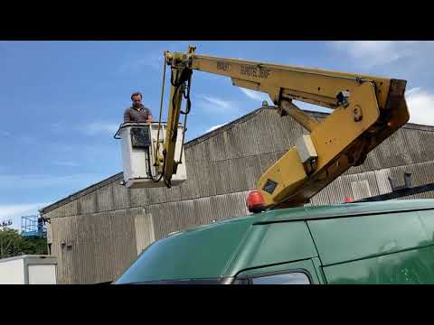 FORD TRANSIT 350 BOOM LIFT CHERRY PICKER VAN REG:HN02 XOG. VERSALIFT ...