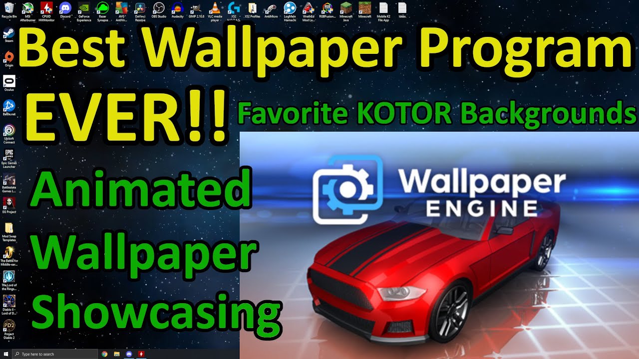 Best Wallpaper Program EVER! | Where I Get All my Backgrounds | KOTOR and Metroid Themed Backgrounds