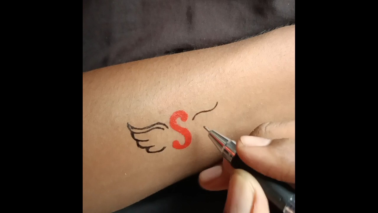 🥰Beautiful S letter tatto designs || S name tatto ||#shorts #viral #trending #tattoo