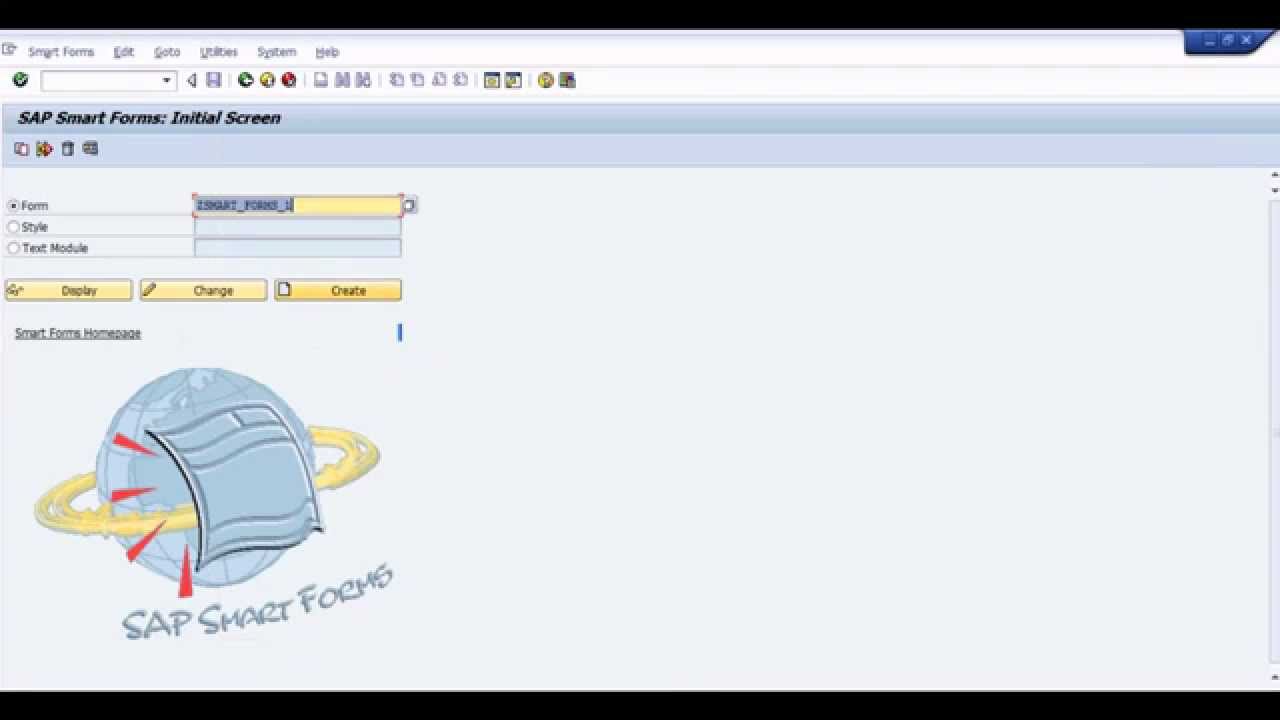 sap abap beginner step by step tutorial:smartform demo display table data