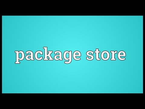 Package store Meaning