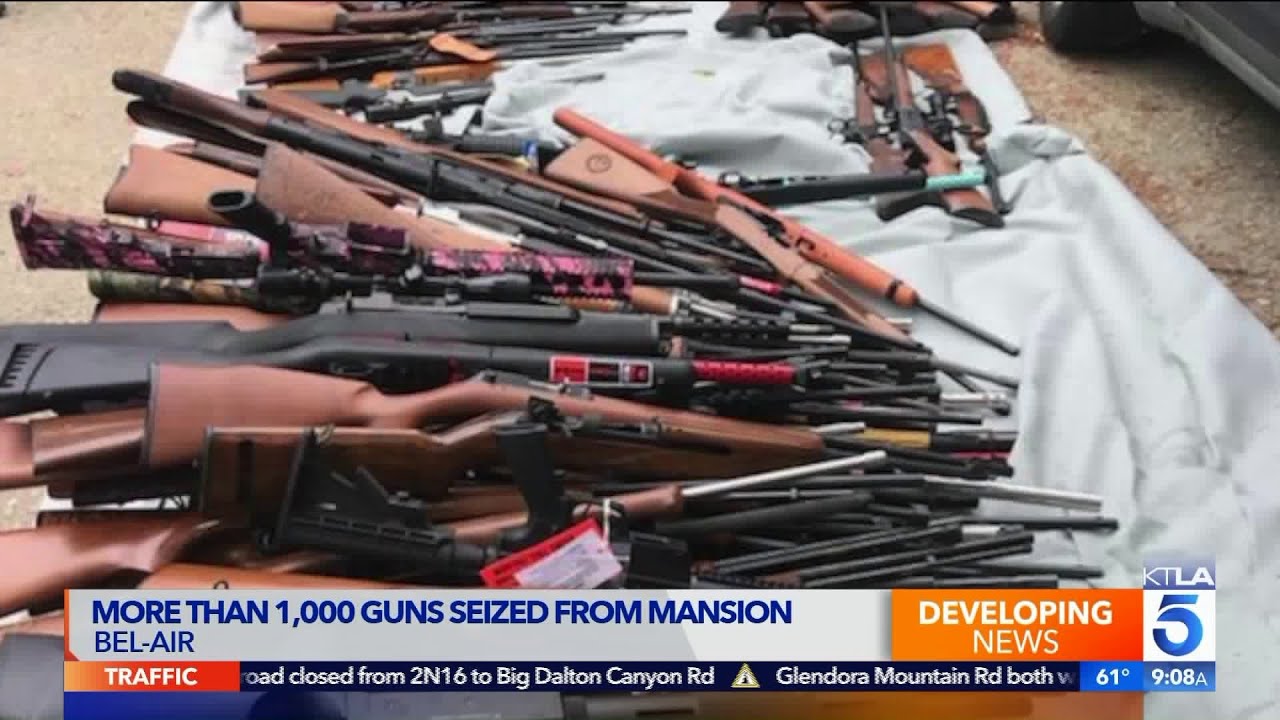 1,000 Guns Seized at Bel-Air Mansion Linked to Getty Family