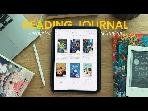 β¨ My Reading Journal Setup 2025 | Aesthetic Book Tracker + Monthly Spreads π