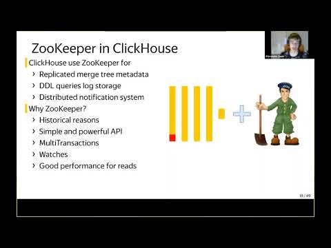 Zookeeper Replacement Presentation at August SF Bay Area ClickHouse® Meetup