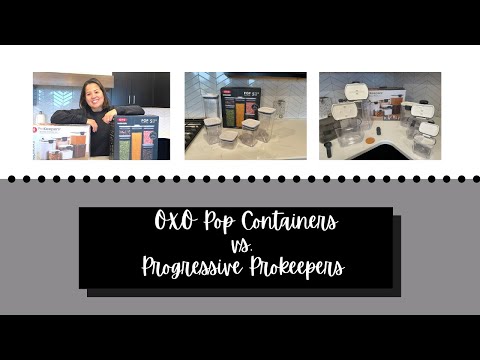 OXO POP Containers VS. Costco’s PROGRESSIVE PRO-KEEPERS I Reviews | PANTRY ORG I Which is Better?