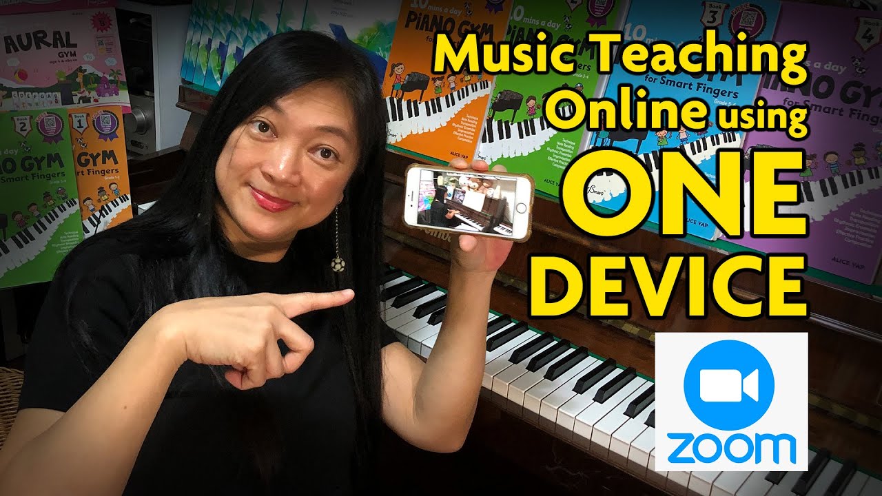 How to teach piano using zoom (with JUST your handphone + FREE zoom account)