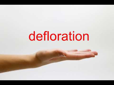 How to Pronounce defloration - American English