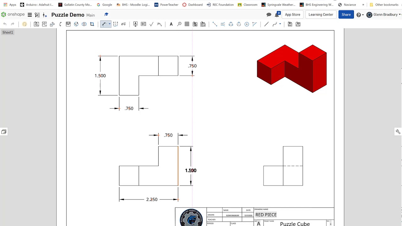 Onshape Dimensioning and Assembly Drawings