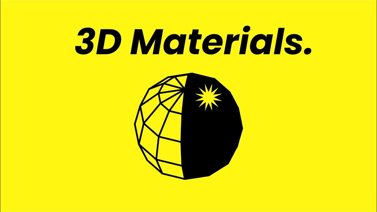 Every 3D Material Concept Explained, in 3D