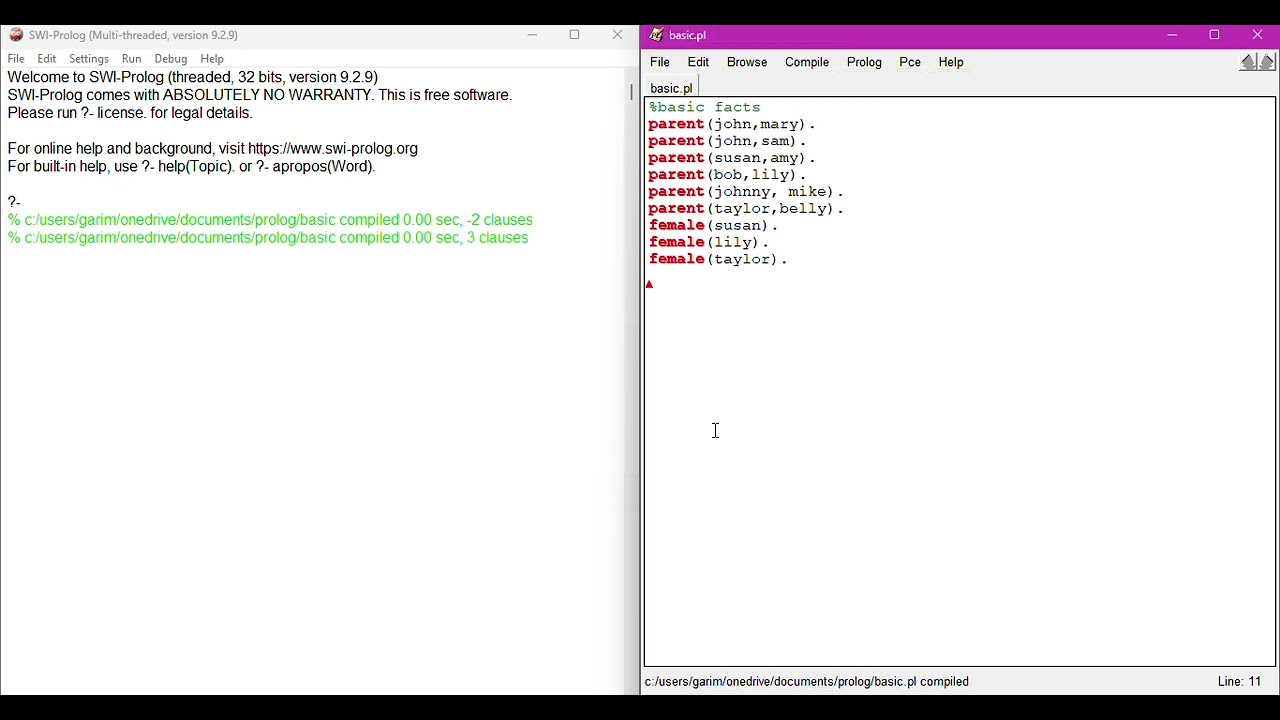 Learn Prolog in 5 Minutes – Run Your First File (Beginner Tutorial)