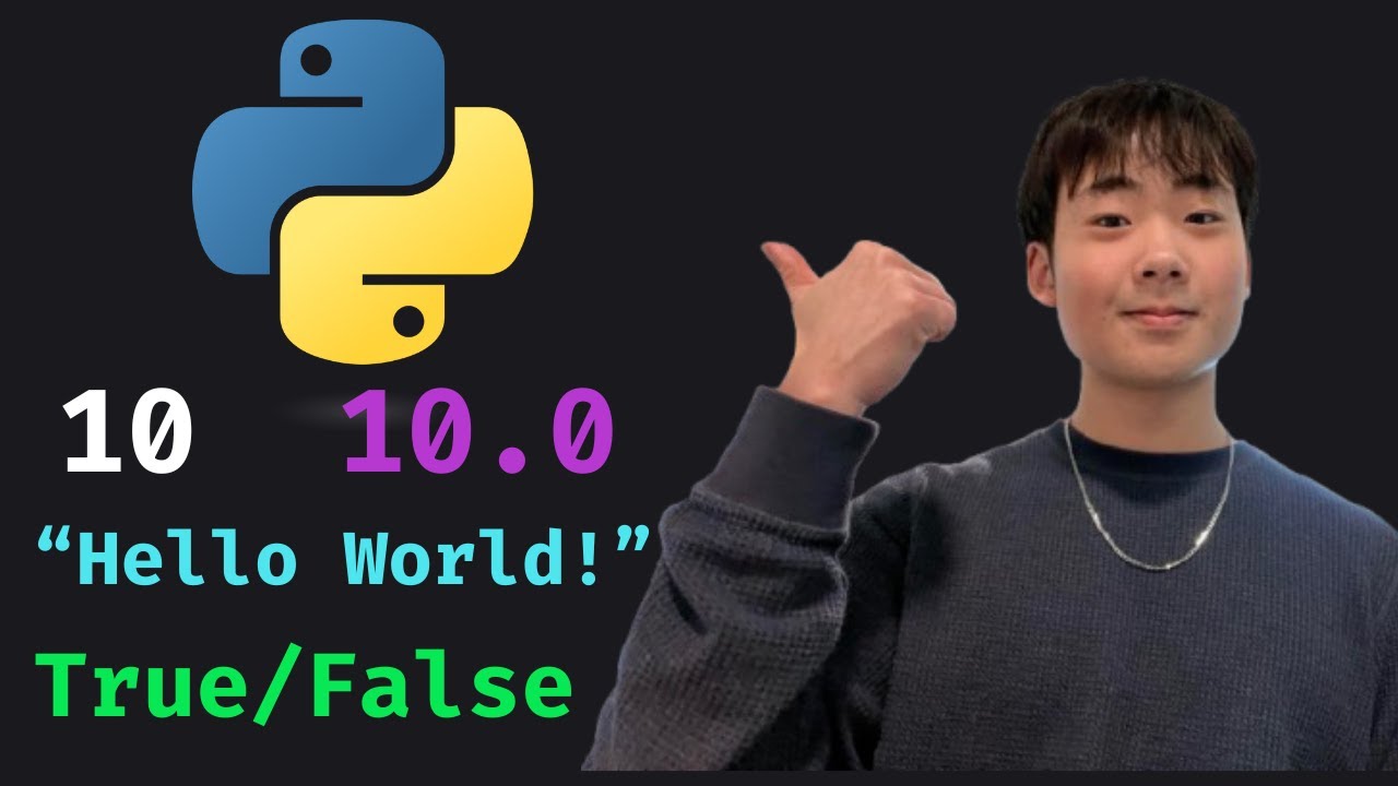 Variables & Data Types: Write Your First Program | Python Fundamentals