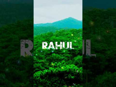 राहुल 🖋 RAHUt#nameart#rahul #namestatus🔥 #drawing_name_art_editing #nameartediting #rahlul #rahul