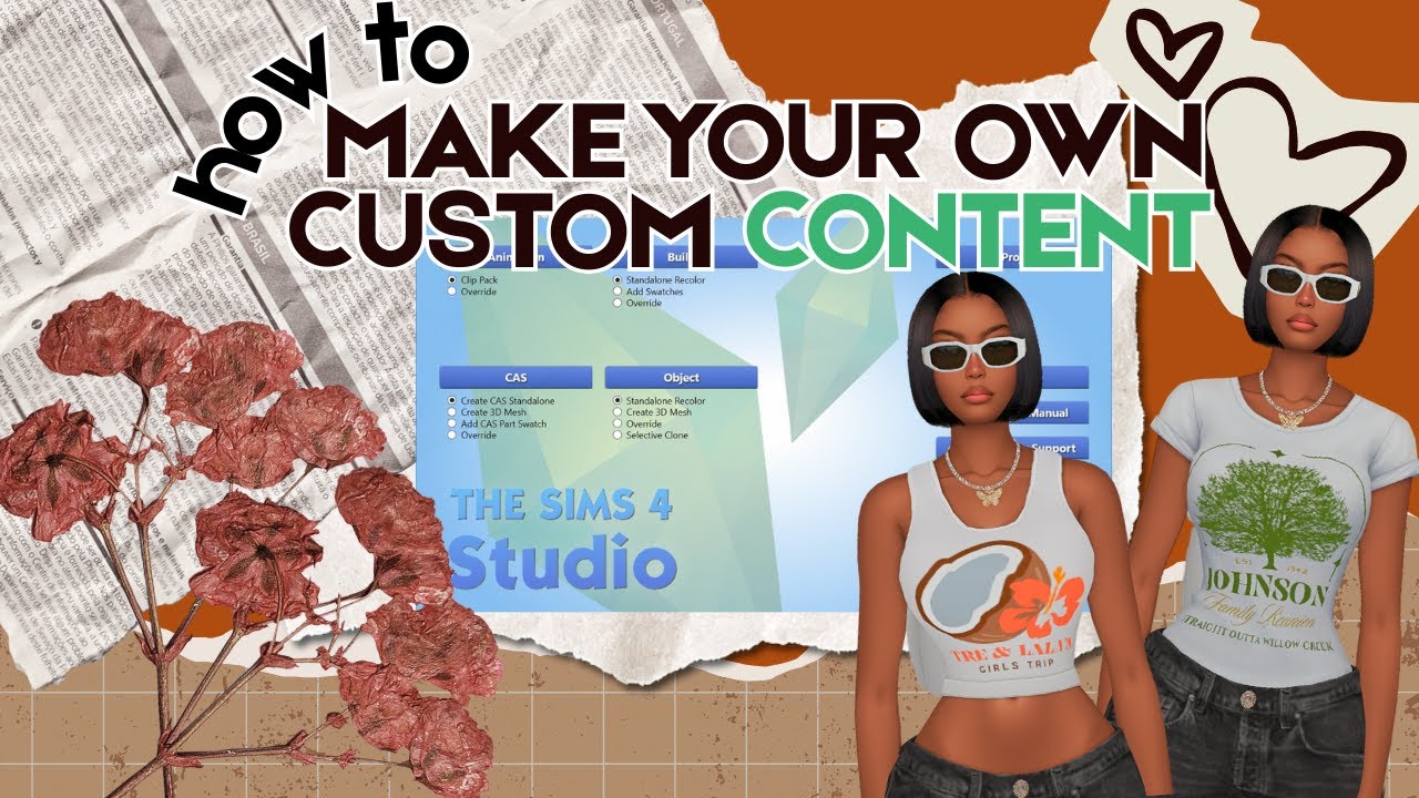 HOW TO CREATE CC USING SIMS 4 STUDIO| Install + Tutorial + Tips #thesims4 #sims4mods #sims4cc
