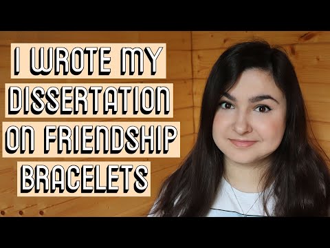 I WROTE MY DISSERTATION ON FRIENDSHIP BRACELETS [CC] || Masha Knots