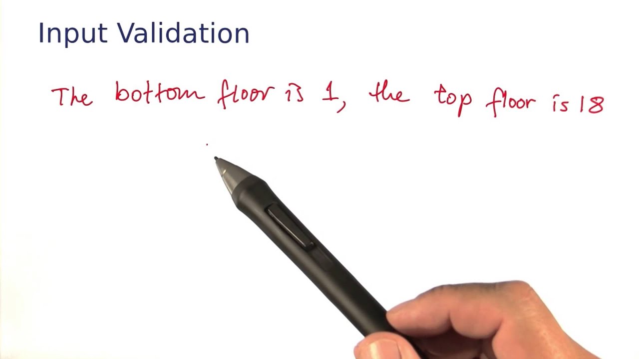 Elevator Demo with Input Validation - Intro to Java Programming