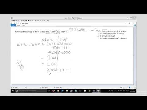 IPv4 Subnetting - Finding the valid host range of a subnetwork