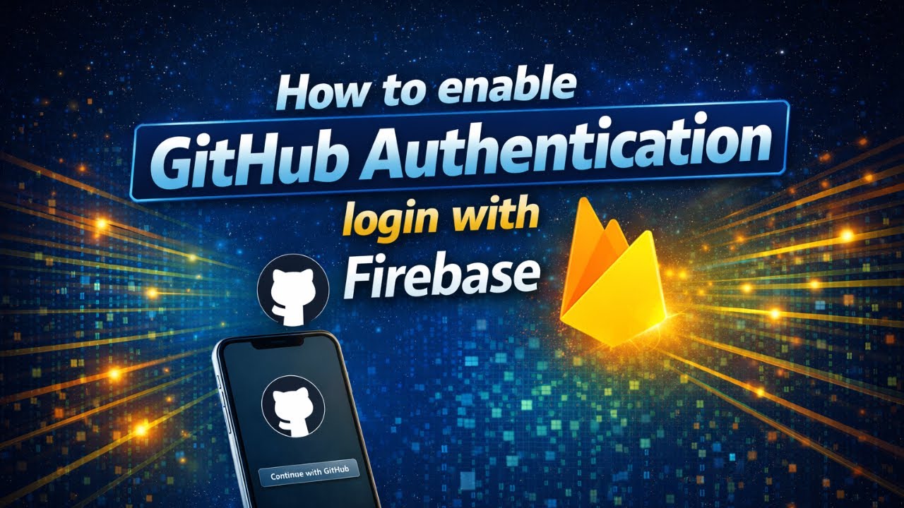 How to enable GitHub Authentication Login with Firebase