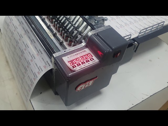 Creasing Perforation & Half Cutting Machine - 2 In 1 Creasing ...