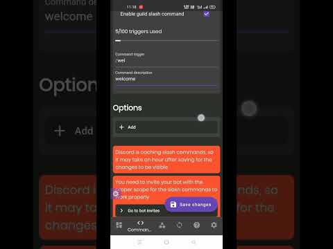 $onJoined How to create discord commands for designer bot 2023 | #shorts #how #commands #discord