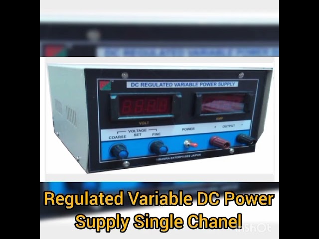 DC Power Supply - Regulated Variable DC Power Supply Single Chanel ...