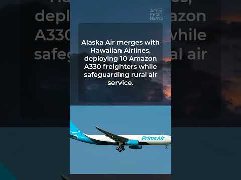 Alaska-Hawaiian Merger Reshapes Air Cargo with Amazon Fleet Boost