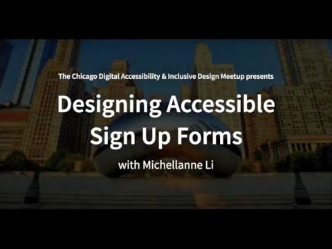 Designing Accessible Sign Up Forms