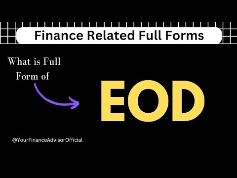 Full form of eod ! eod ka full form kya hota hai