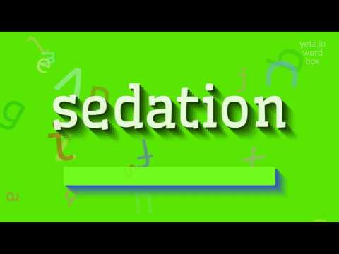 How to say "sedation"! (High Quality Voices)