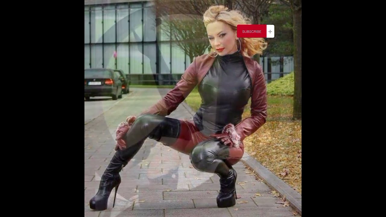 Popular 2023-24 lust demanding leather dresses outfits collection for ladies #leather