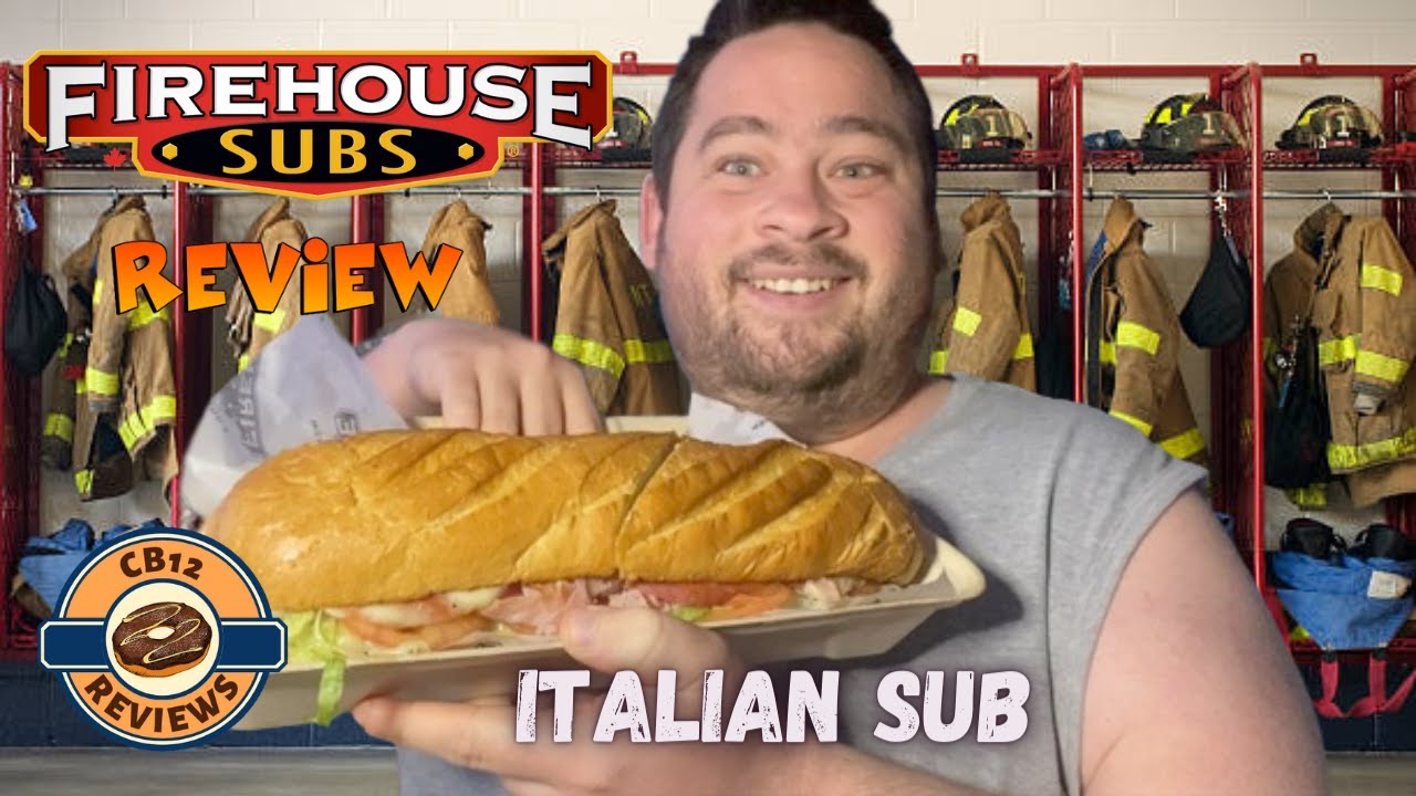 👩‍🚒🧯 Firehouse Italian Sub #foodreview #firehousesubs @firehousesubs