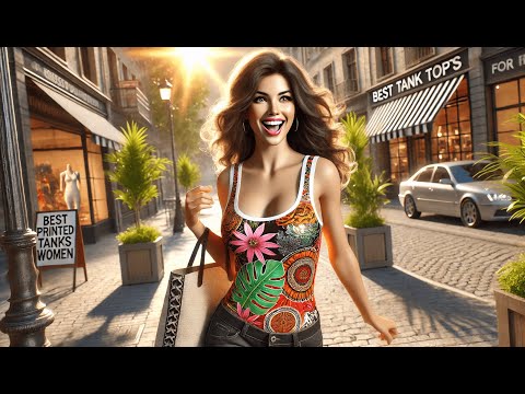 👚 Best Printed Tank Tops for Women | SAMPEEL Womens Tank Tops Eyelet Loose Casual Summer Tops 👚