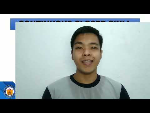 Discrete, Serial & Continuous Skill